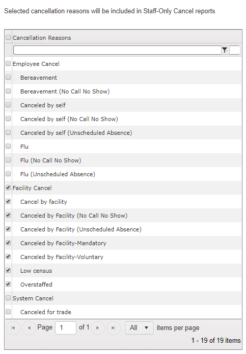 Configure Staff Reports